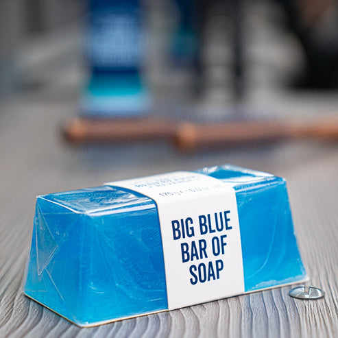 Big Blue Bar of Soap 175g | Best Bar Soap for Men – The Bluebeards Revenge